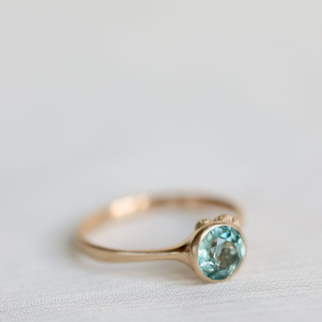 Glowing Waves Aquamarine Ruthie B. Ring – Hannah Blount Jewelry